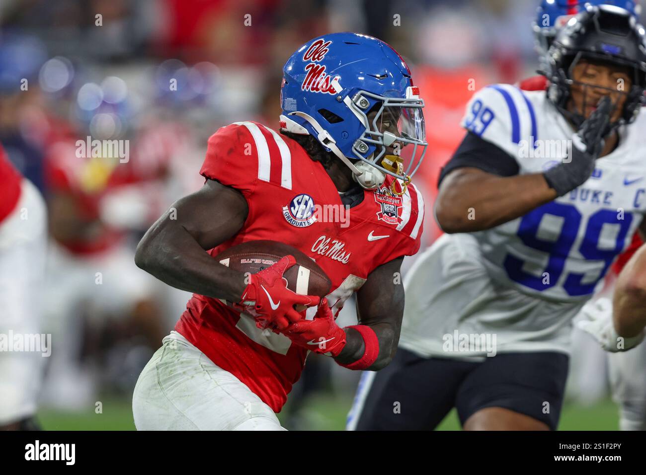Mississippi running back Ulysses Bentley IV (24) runs the ball against ...