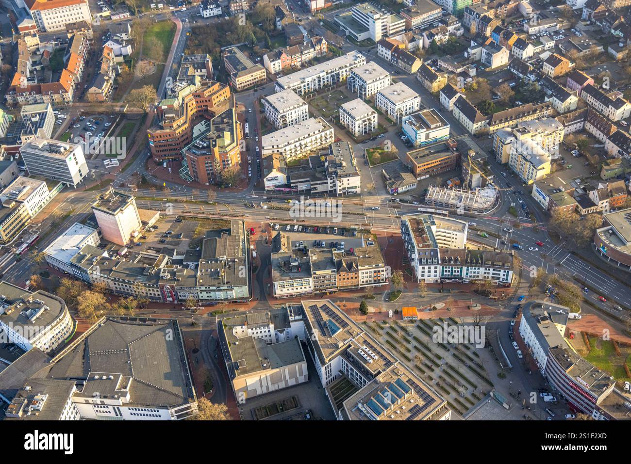 Aerial city hotel complex on hi-res stock photography and images - Alamy