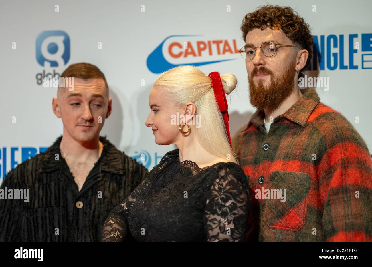 LONDON, ENGLAND - DECEMBER 07: Clean Bandit (band) attends Capital's ...