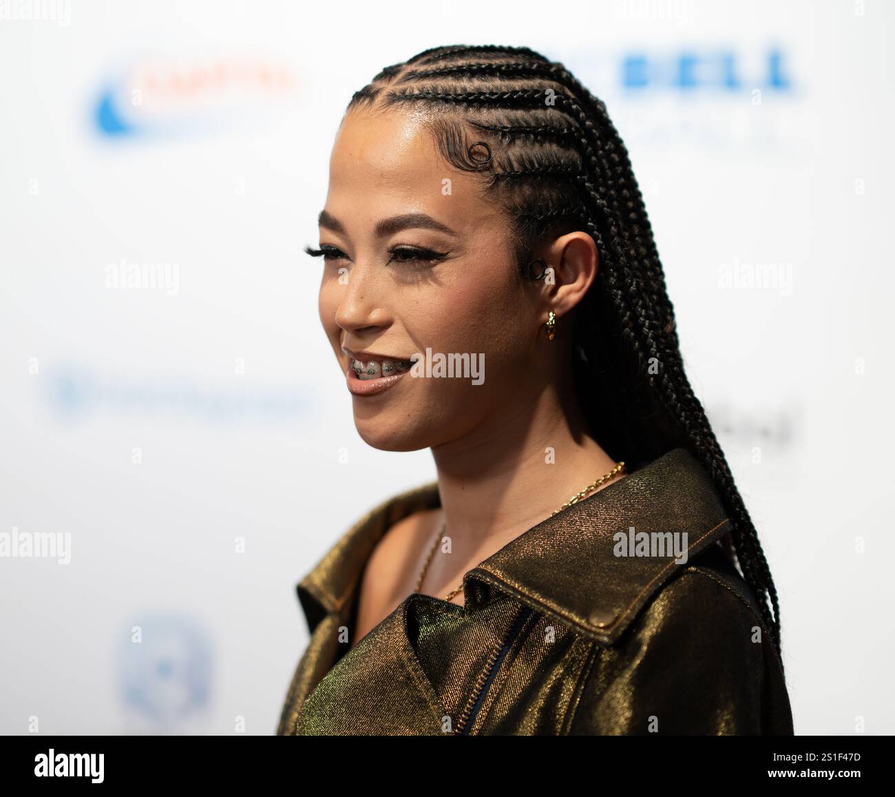 LONDON, ENGLAND - DECEMBER 08: Jazzy attends Capital's Jingle Bell Ball ...