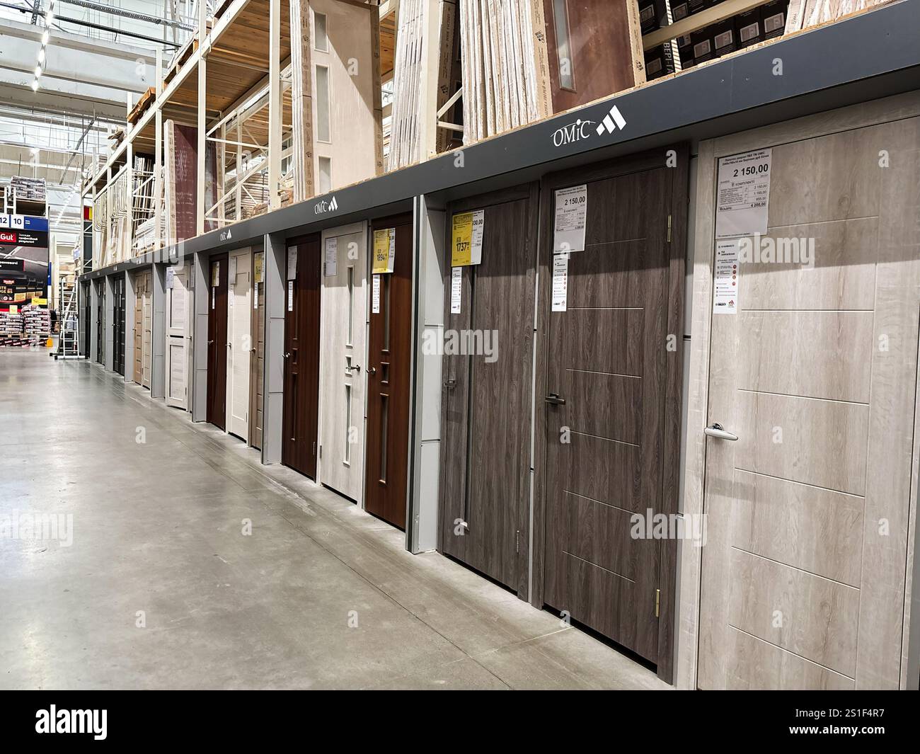 Kyiv, Ukraine - January 03, 2025: An aisle featuring a variety of ...