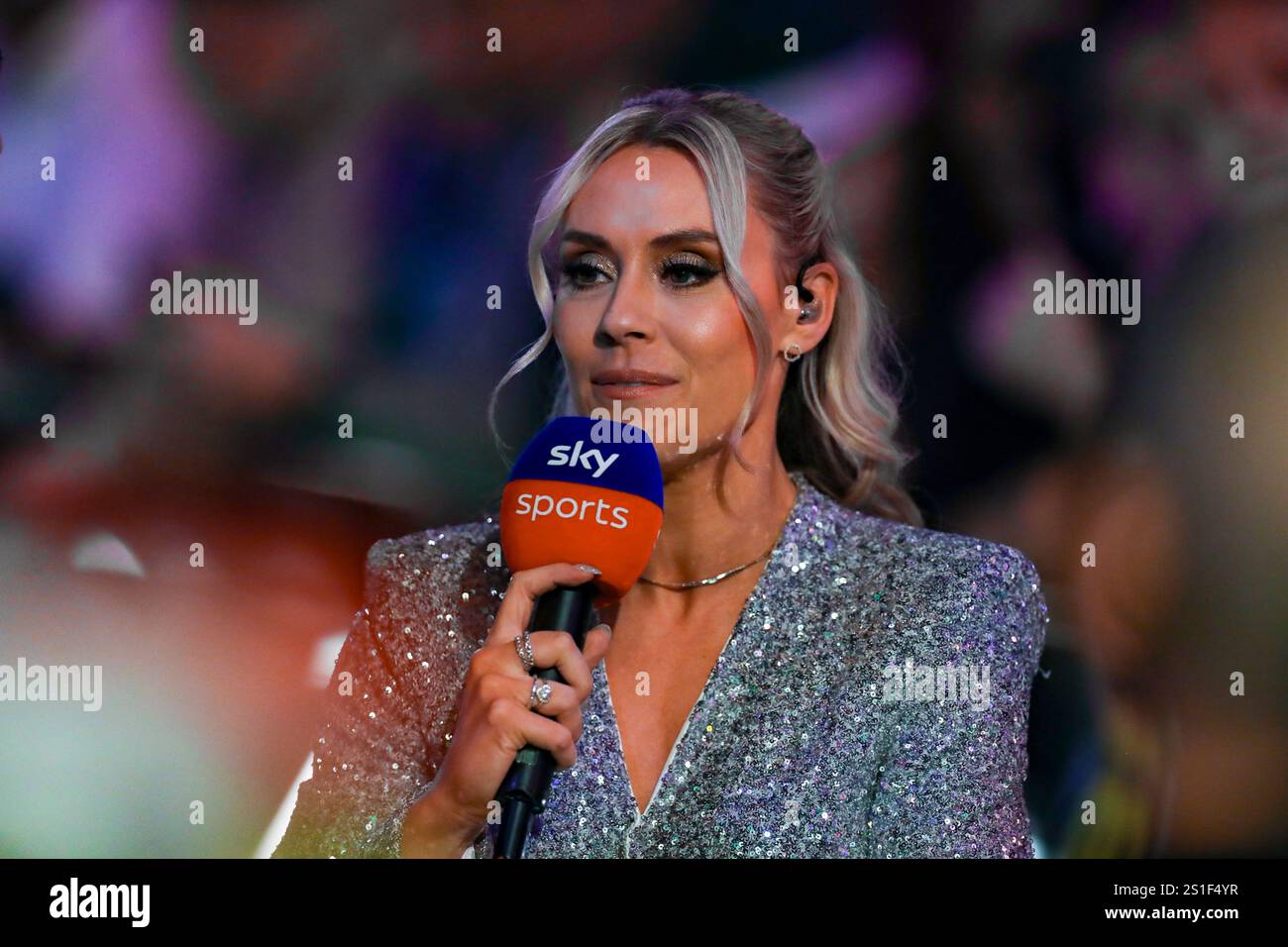 Sky Sports Presenter Emma Paton before the Paddy Power World Darts ...