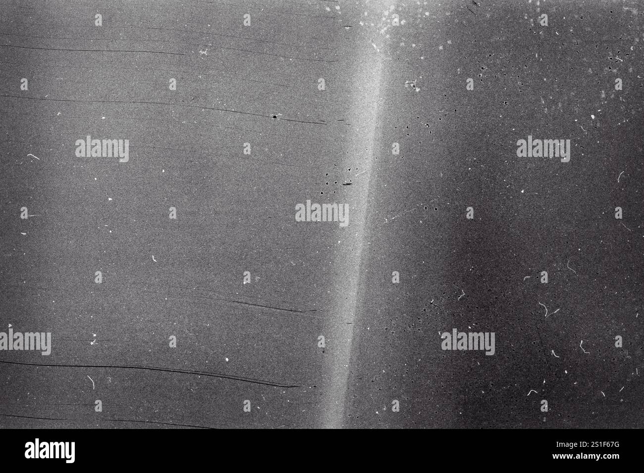 Blank grained film strip texture background with heavy grain, dust and ...