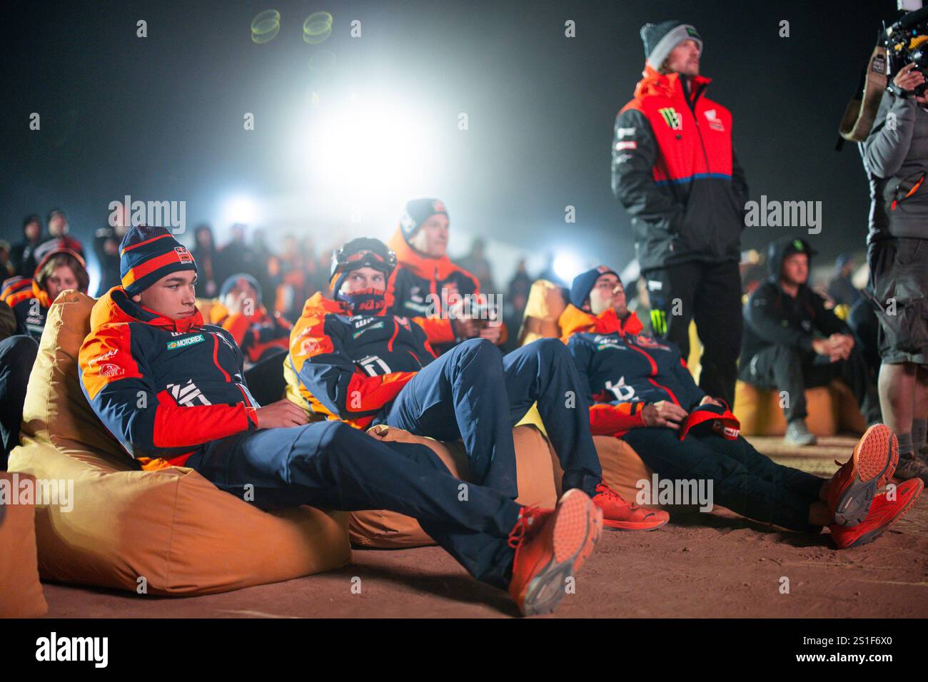 Bisha, Arabie Saoudite. 03rd Jan, 2025. CANET Edgar (spa), KTM, Bas World KTM Racing Team, FIM ...