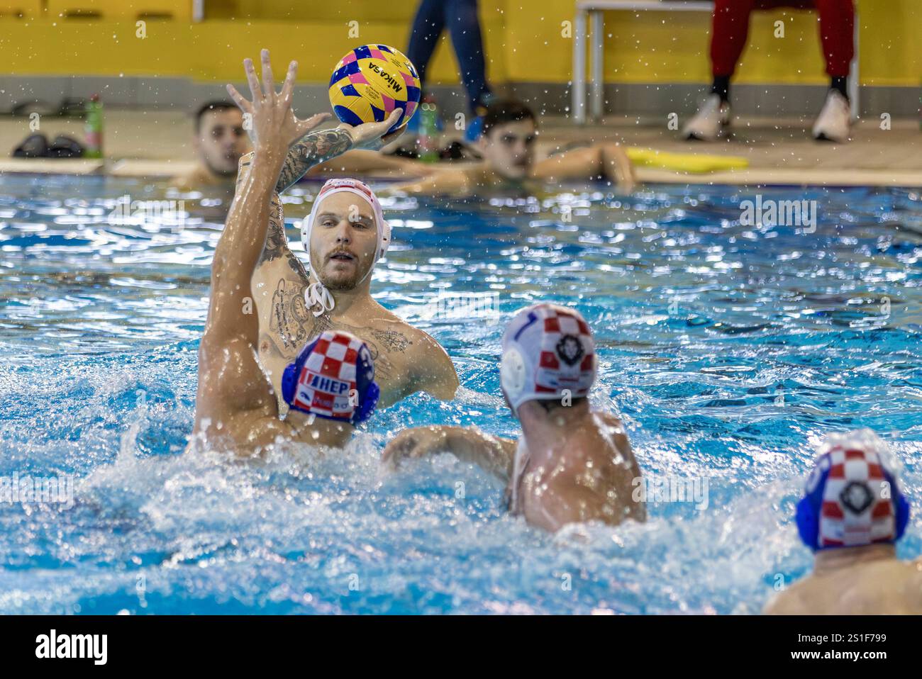 Osijek, Croatia. 03rd Jan, 2025. Jerko Marinic Kragic of Croatian water ...