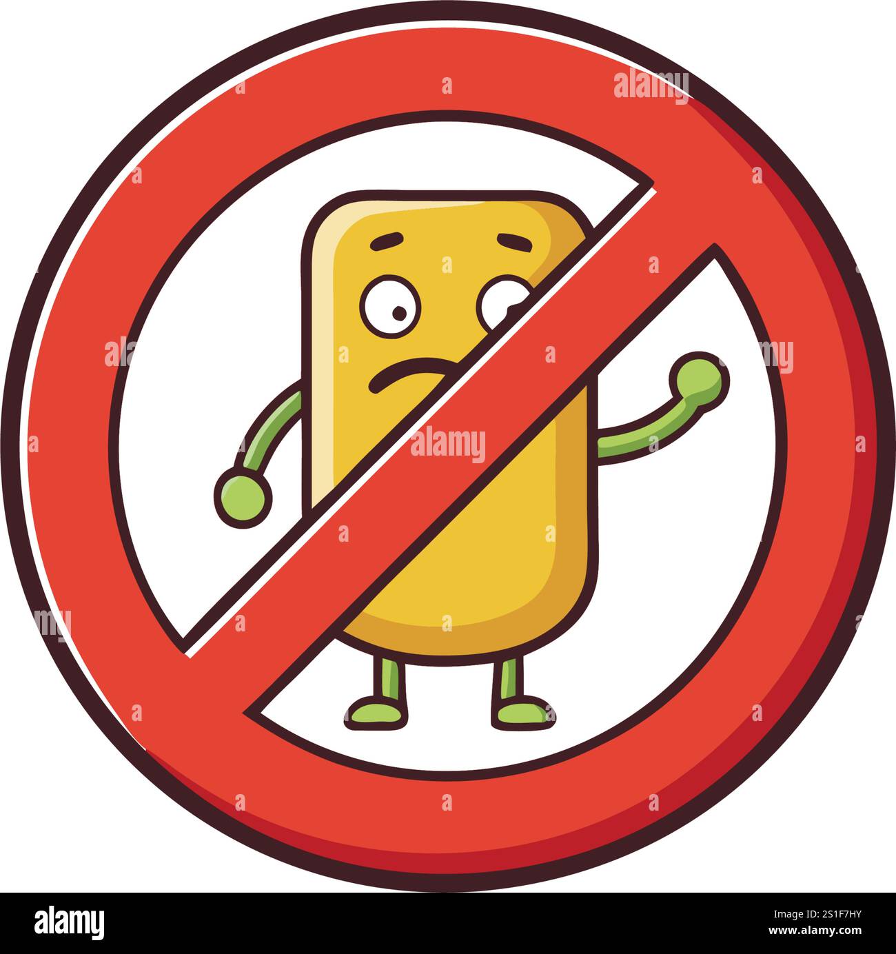 Creative vector design of bacteria and germs warning sign, showing a ...