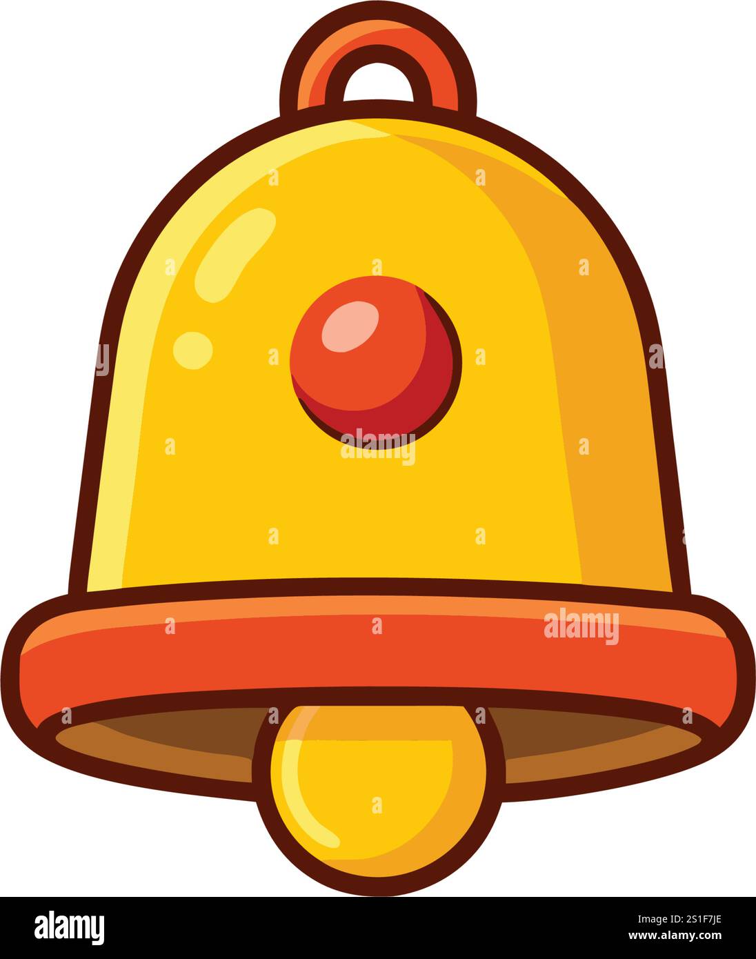 Bright and colorful notification bell icons perfect for mobile app ...