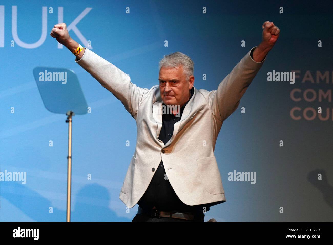 Reform UK MP Lee Anderson during the Reform UK East Midlands Conference ...