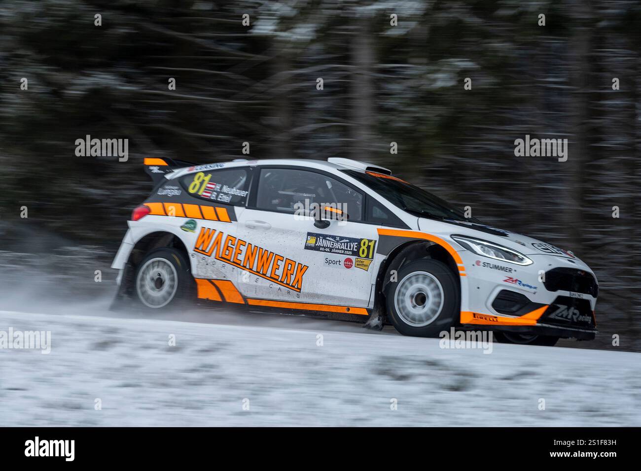 FREISTADT, AUSTRIA - JANUARY 3: Hermann Neubauer and Bernhard Ettel of ...