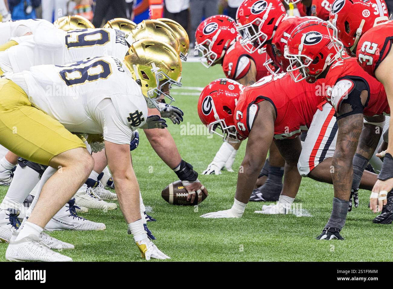 NEW ORLEANS, LA - JANUARY 02: Defensive Lineman Warren Brinson #97 of ...