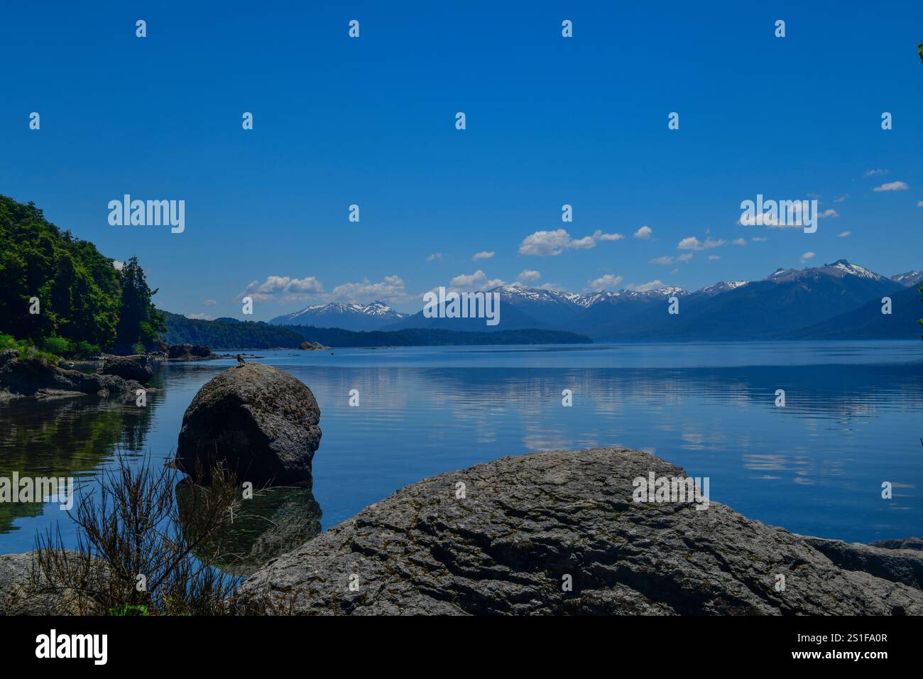 Nahuel Huapi Lake view at Los Arrayanes National Park, Bariloche ...