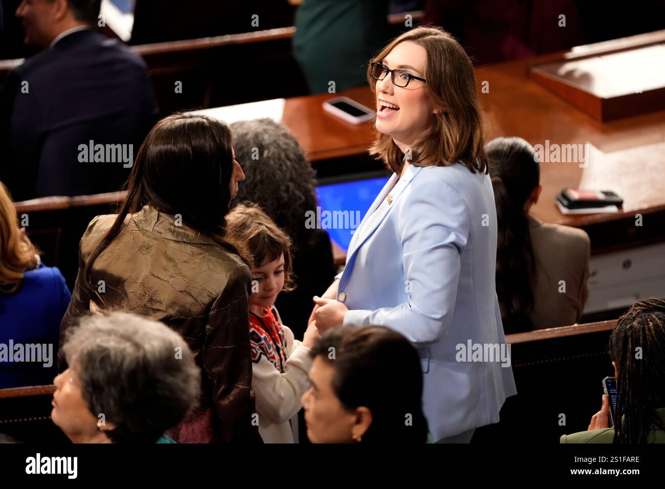 Rep.-elect Sarah McBride, D-Del., is pictured as the House of ...