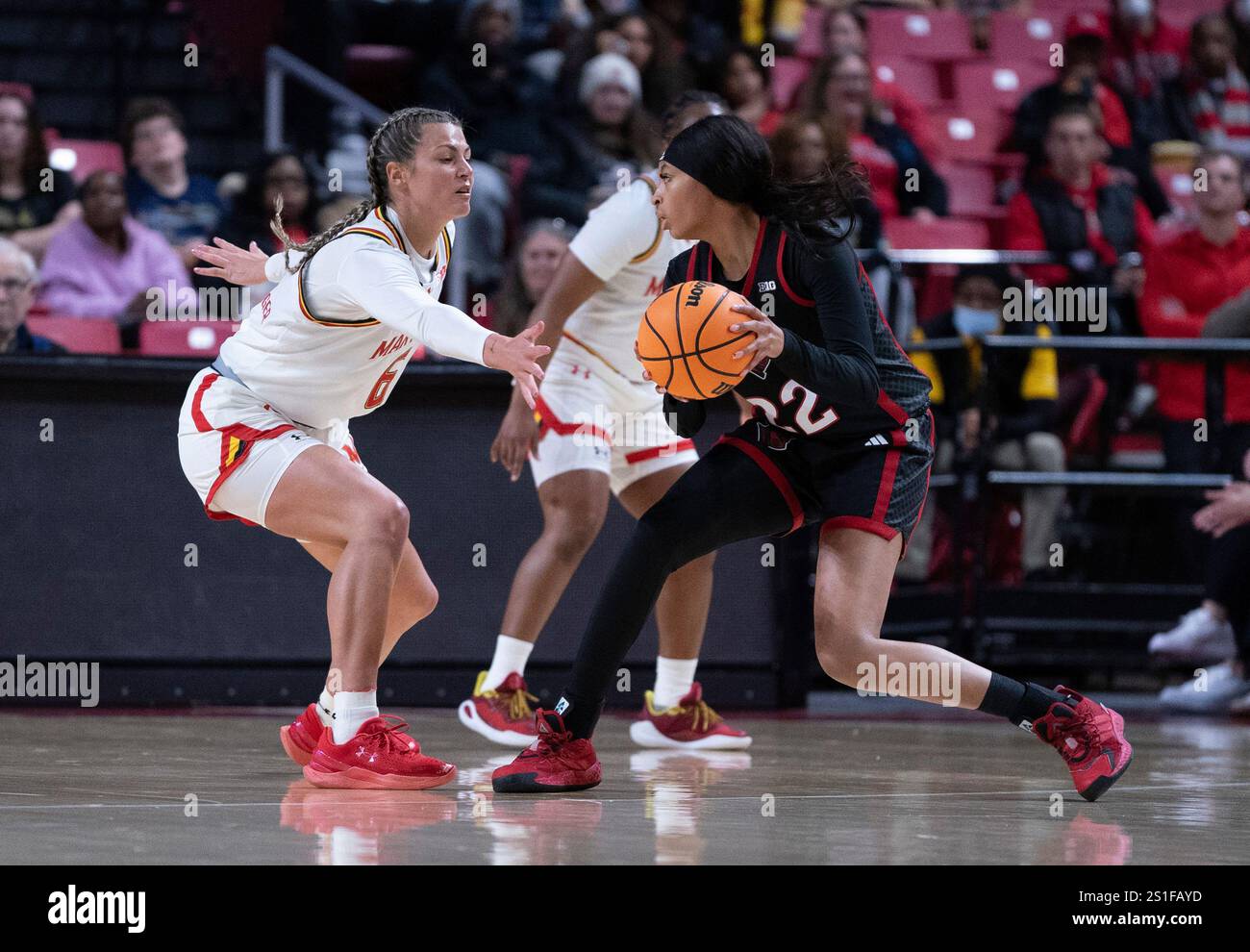 COLLEGE PARK, MD - JANUARY 02: Maryland Terrapins guard Saylor ...