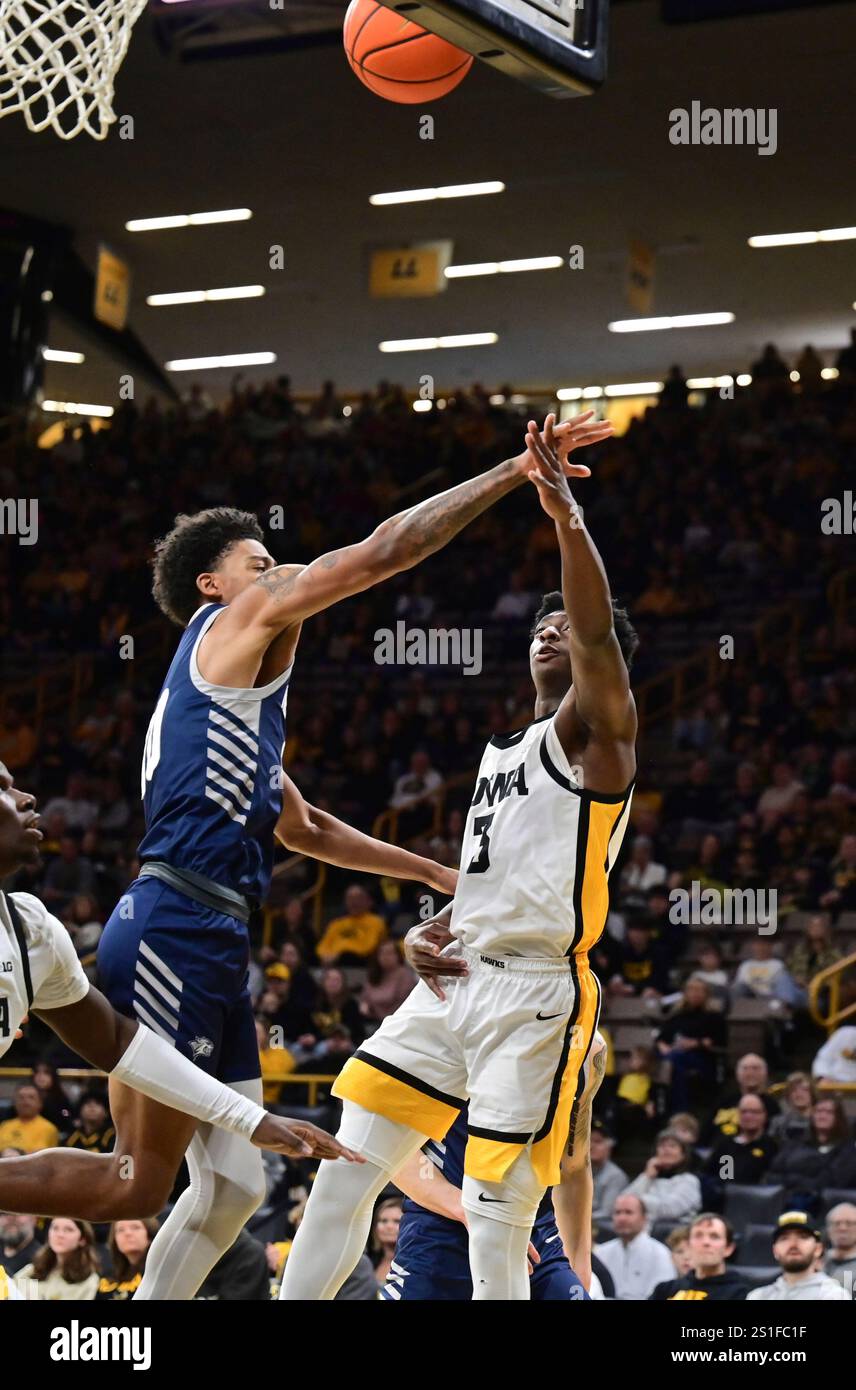 IOWA CITY, IA - DECEMBER 30: Ipwa guard Drew Thelwell (3) puts up a ...