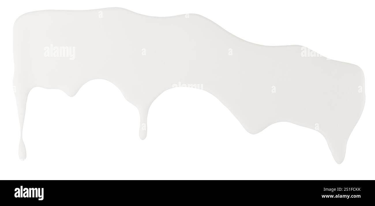 white paint splash isolated on white background. 3d render Stock Photo ...