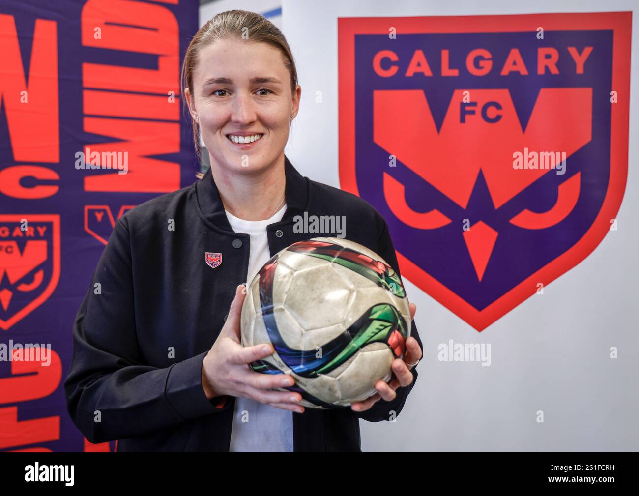 Calgary, Canada. 03rd Jan, 2025. The Calgary Wild women's pro soccer ...
