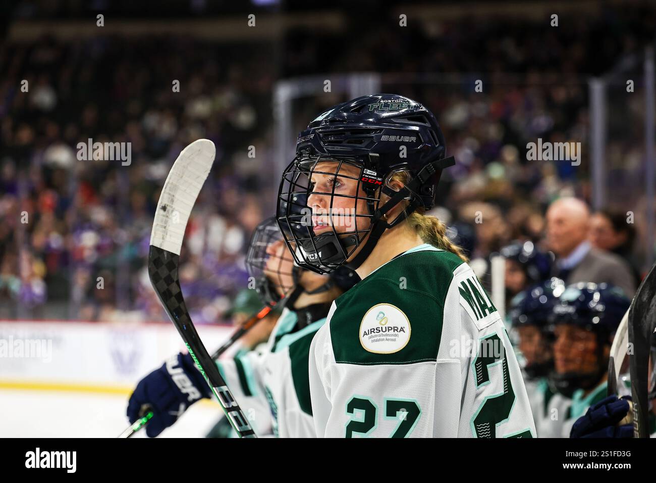 January 2nd, 2025: Boston Fleet forward Shay Maloney (27) looks on from ...