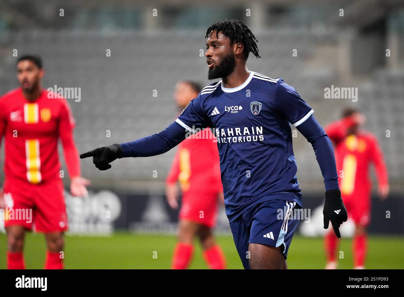11 Jean-Philippe KRASSO (pfc) during the Ligue 2 BKT match between ...