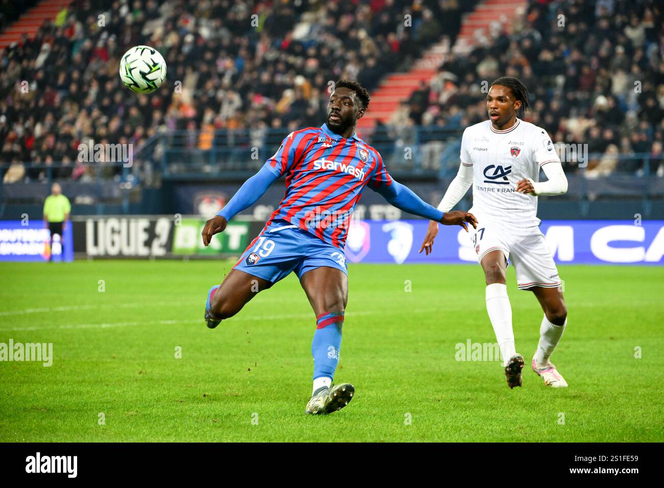 19 Alexandre MENDY (smc) during the Ligue 2 BKT match between Caen and ...