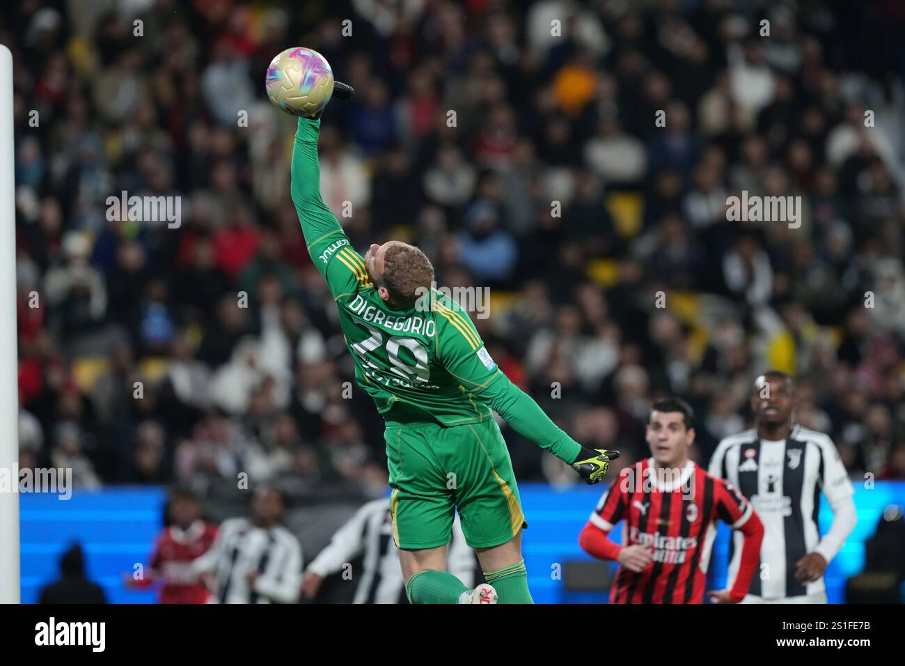 Juventus’ goalkeeper Michele Di Gregorio during the EA Sports FC ...