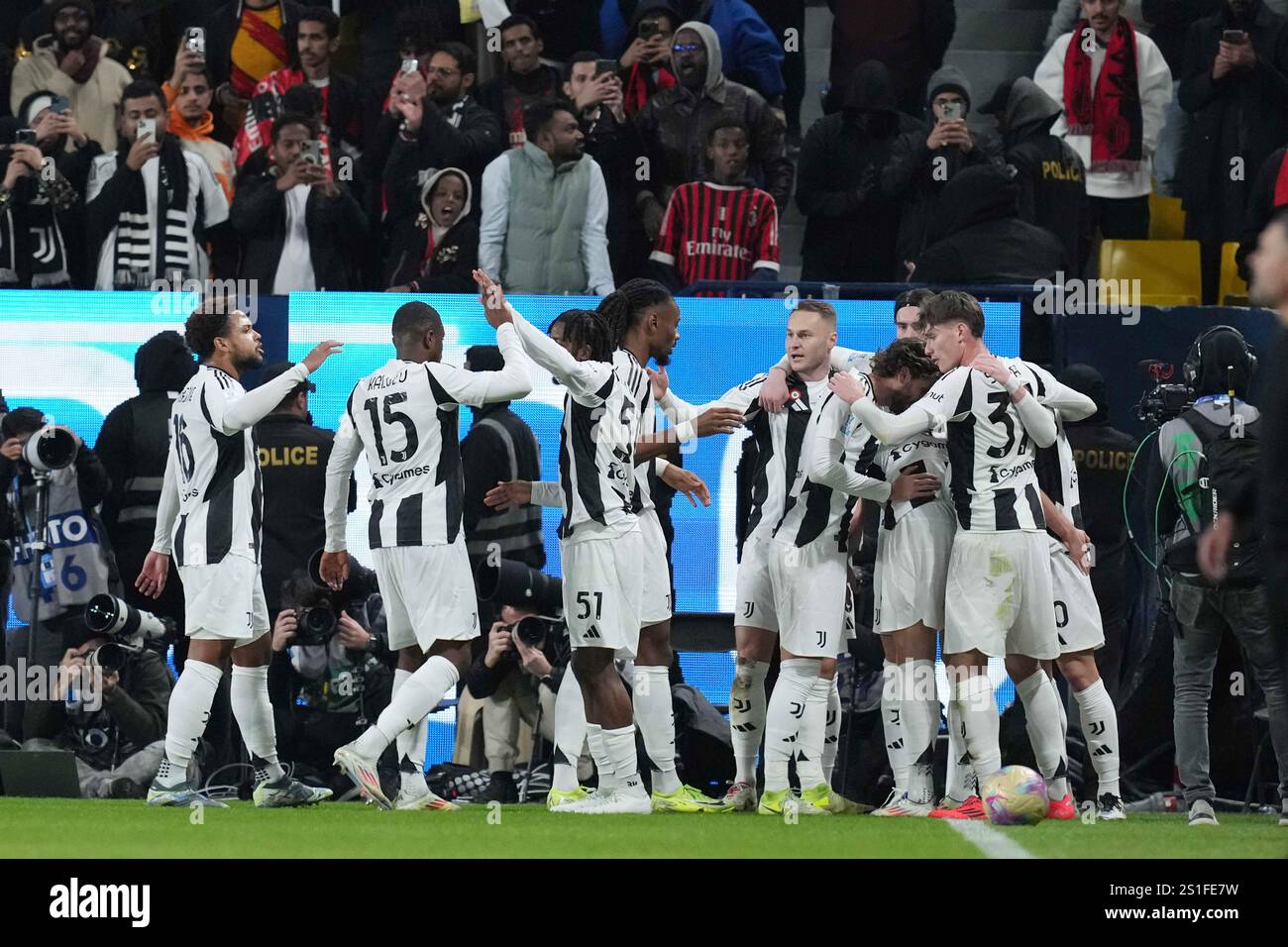 Juventus celebration after goal during the EA Sports FC italian ...