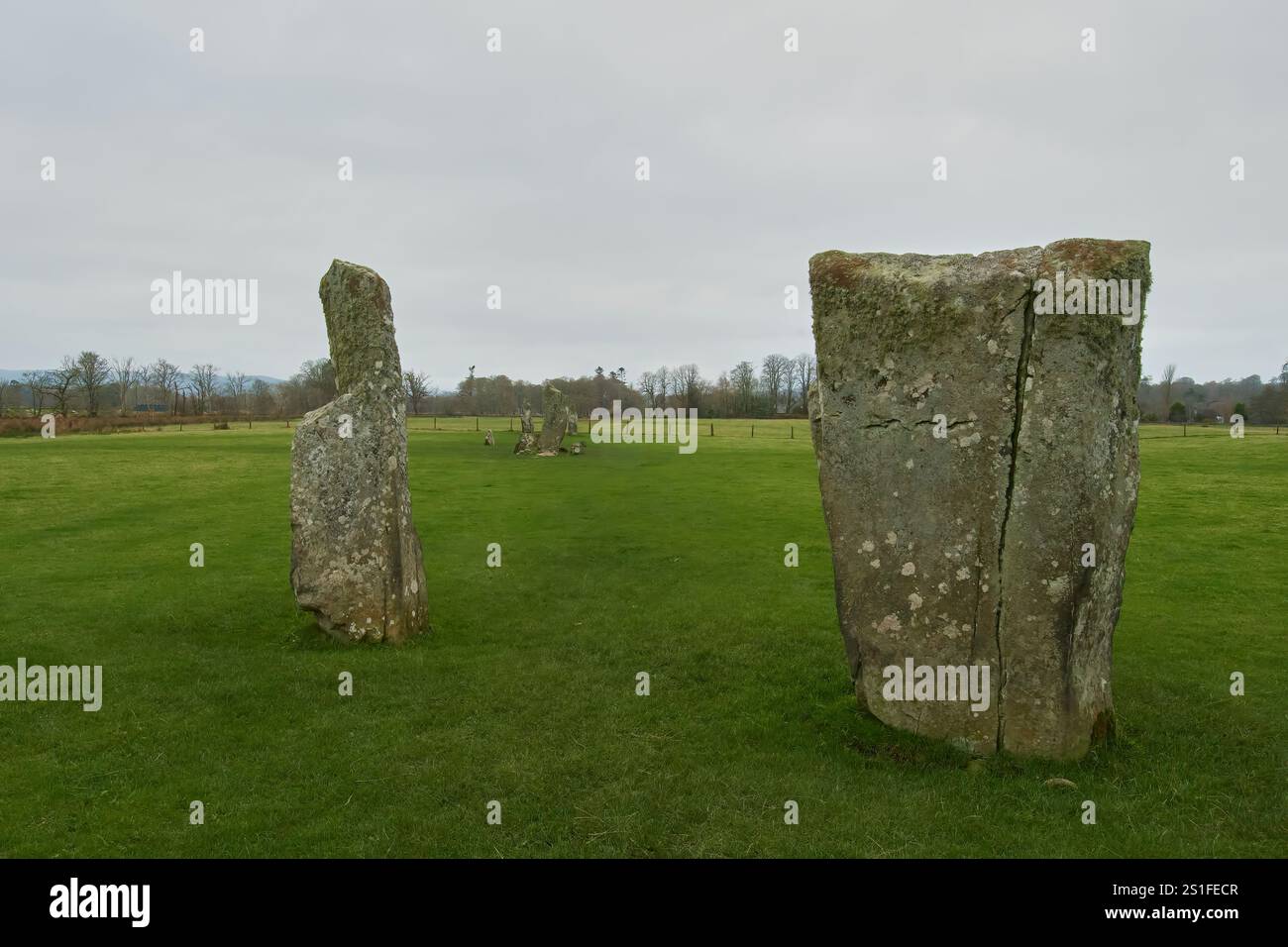 Nether Largie neolithic standing stones, Kilmartin Glen Argyll ...