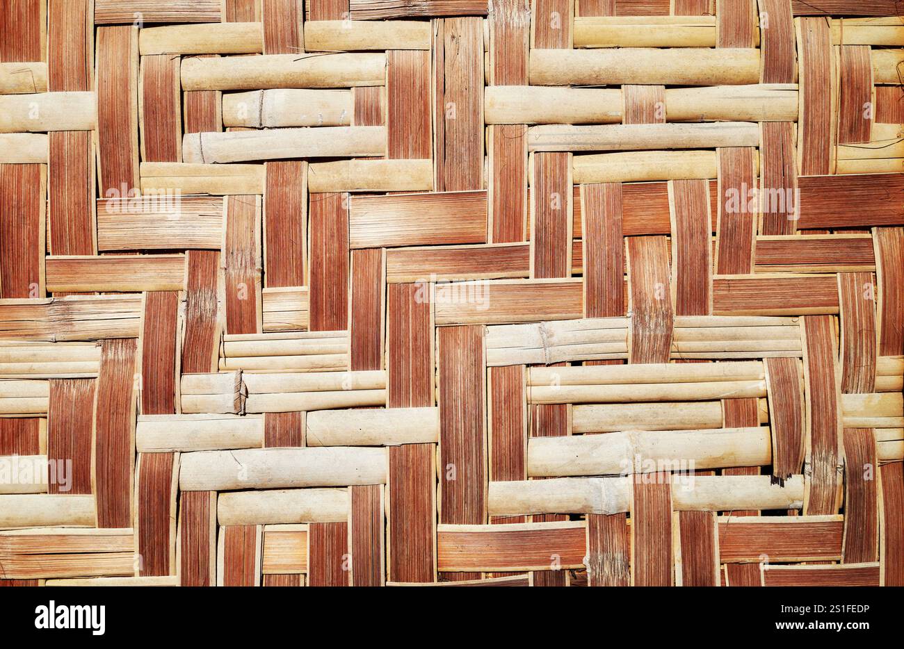 Bamboo mat background or texture Stock Photo - Alamy