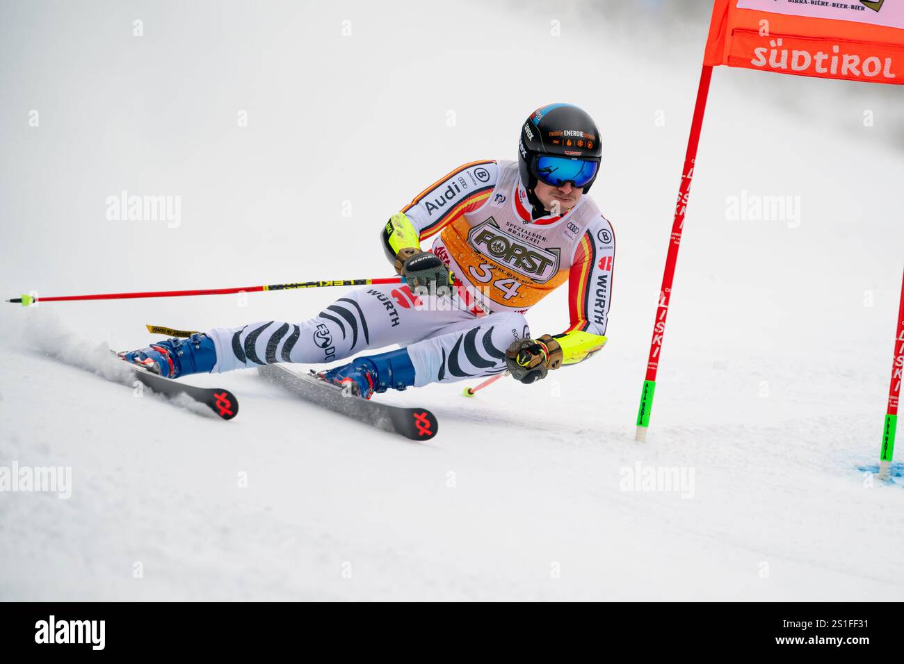 Alta Badia, Italy 22 December 2024. STOCKINGER Jonas (GER) competing in the Audi Fis Alpine ...