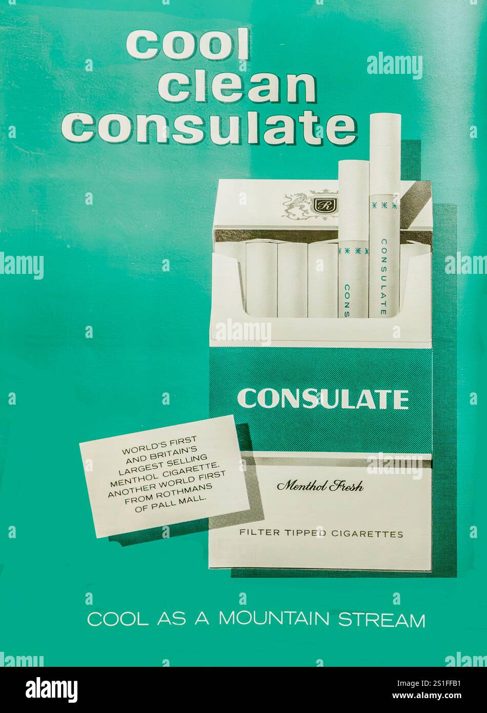 Consulate cigarettes hi-res stock photography and images - Alamy