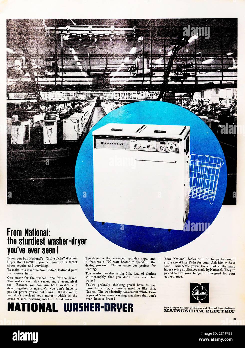 Washing machine advertisement hi-res stock photography and images - Alamy