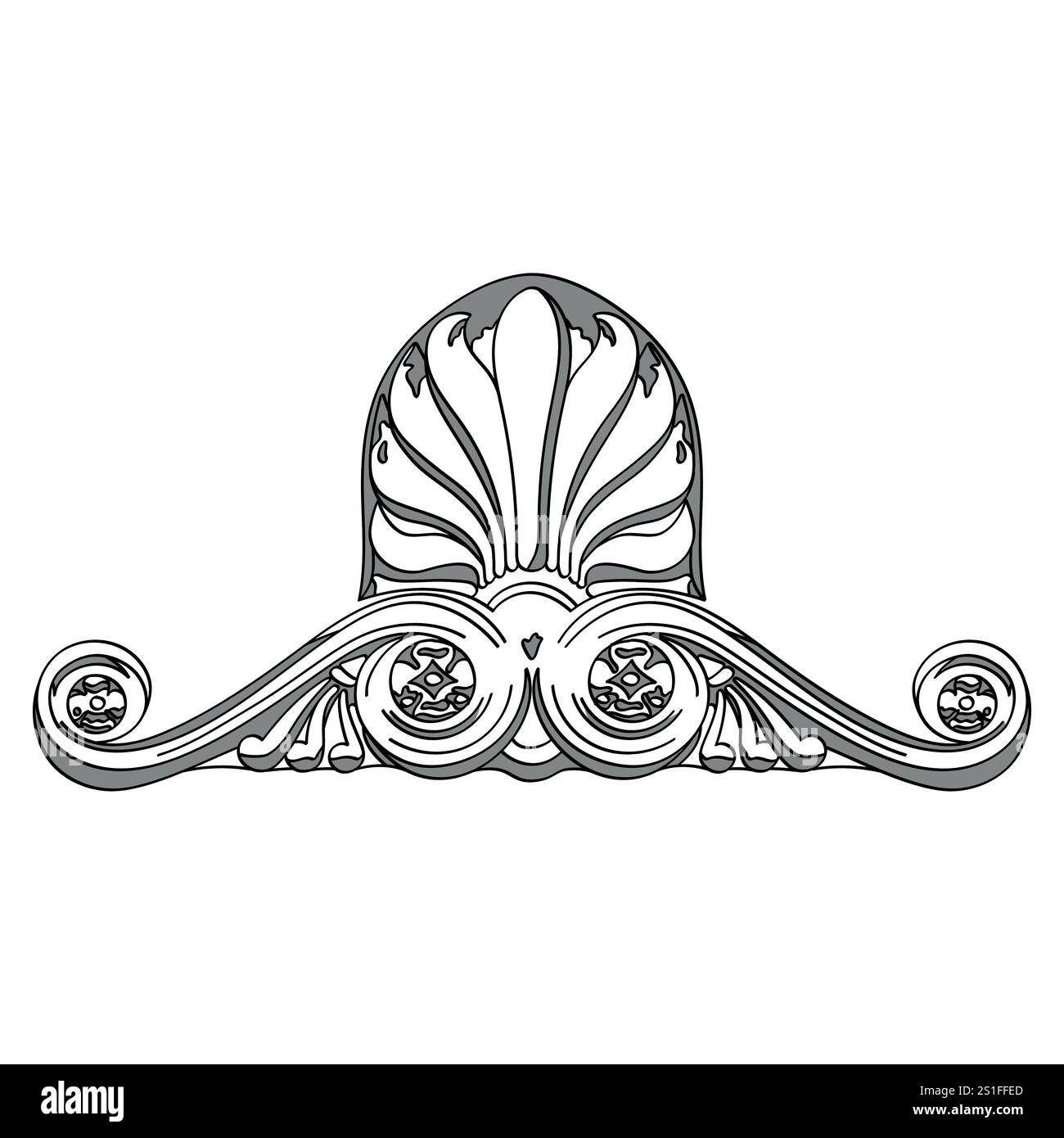 Rococo cartouche Cut Out Stock Images & Pictures - Alamy