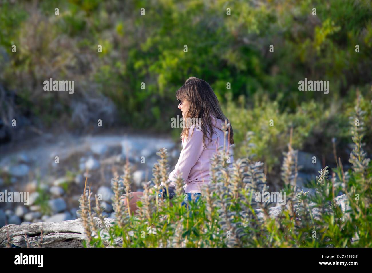 Bariloche, Argentina - January 6 2023: Young woman with winter clothes ...