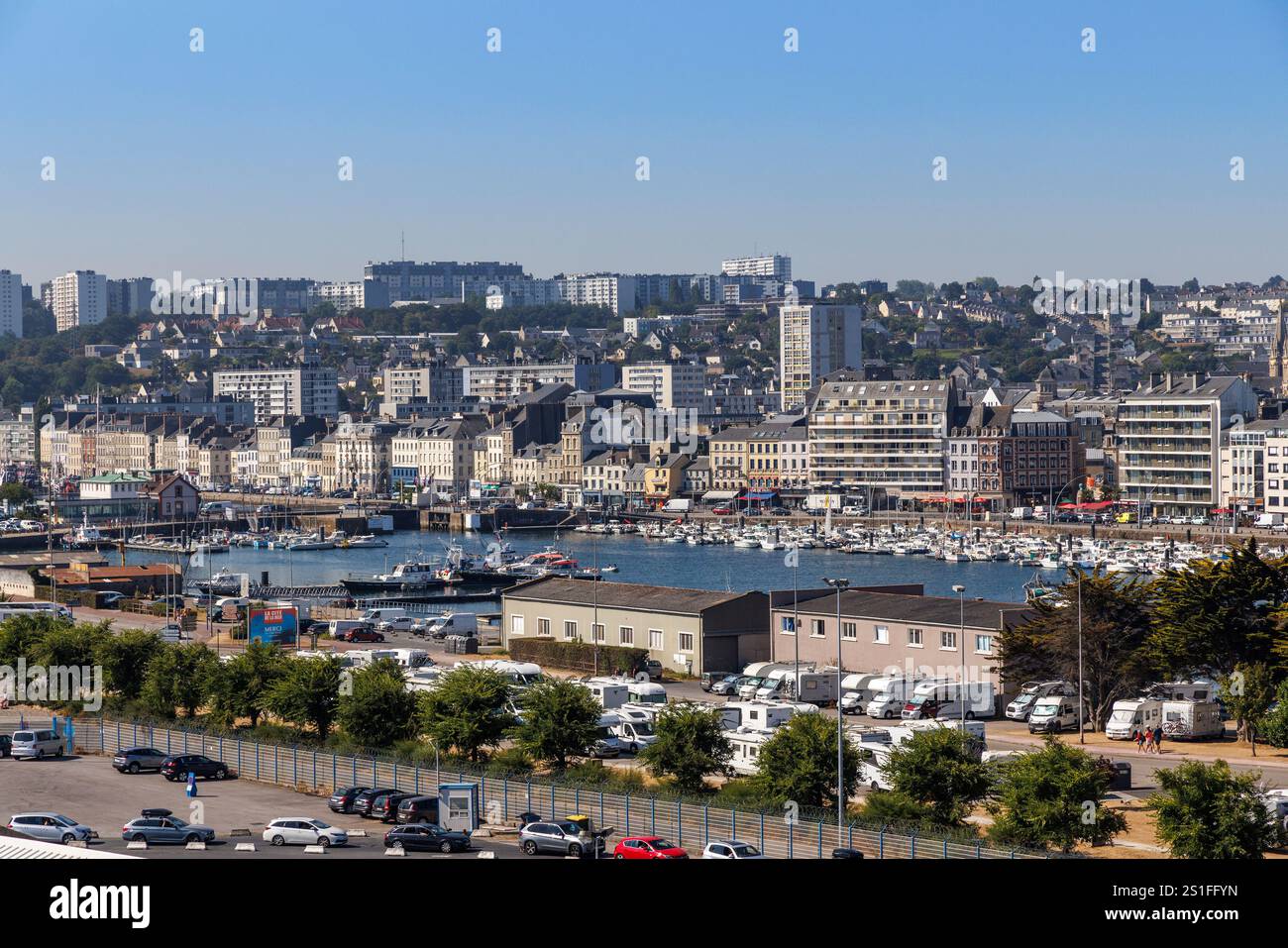 City and marina, Cherbourg, France Stock Photo - Alamy