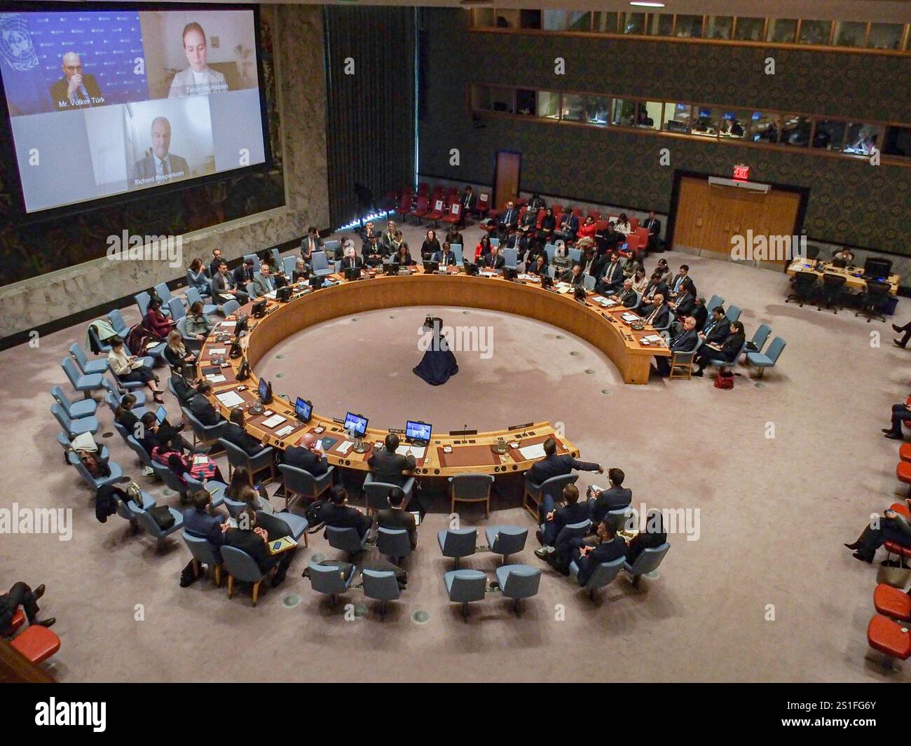 New York, New York, USA. 3rd Jan, 2025. First Security Council meeting ...