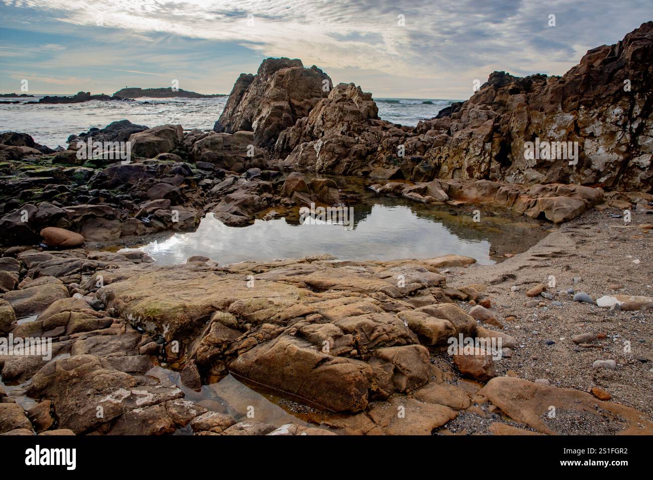 Pescadero State Beach on Highway 1 in San Mateo County, California on ...