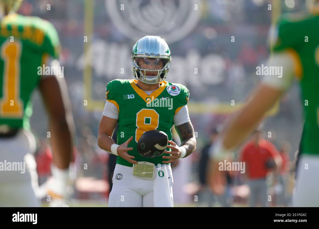January 01, 2025 Oregon Ducks quarterback Dillon Gabriel (8) in action ...