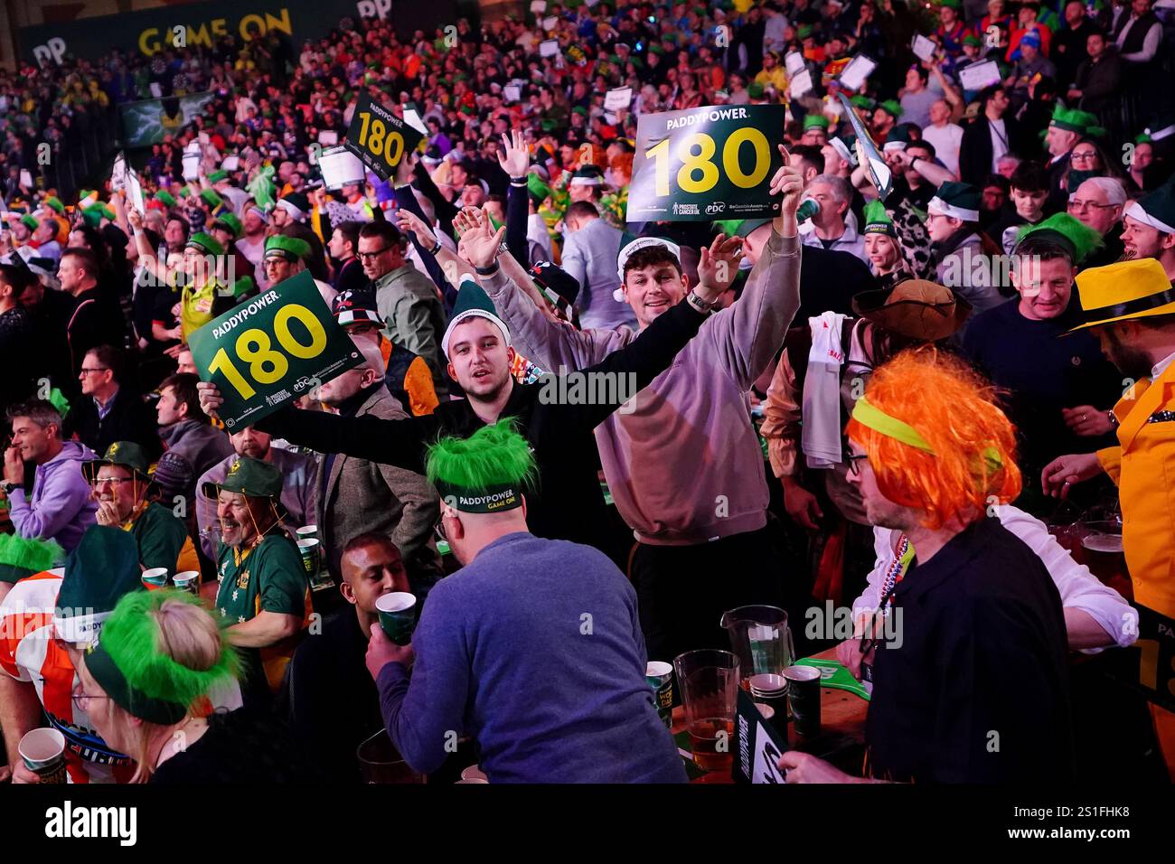Darts fans during the Paddy Power World Darts Championship final at ...