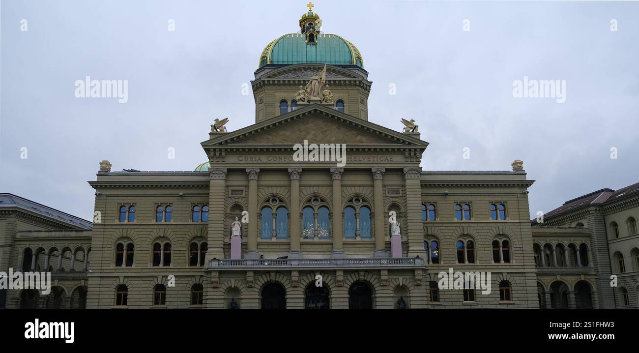 Parliament building (Federal Palace) in Bern, Switzerland Stock Photo ...