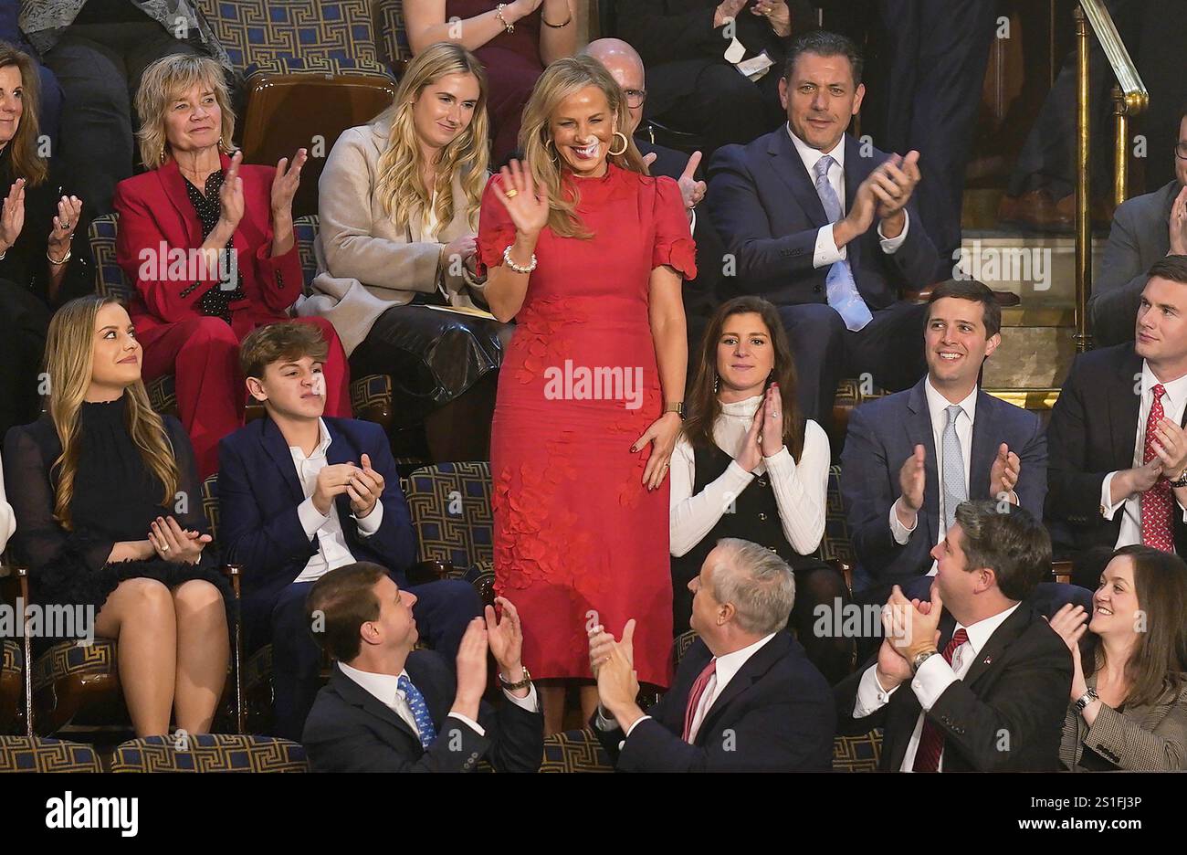 Washington, United States. 03rd Jan, 2025. Kelly Lary, wife of newly ...