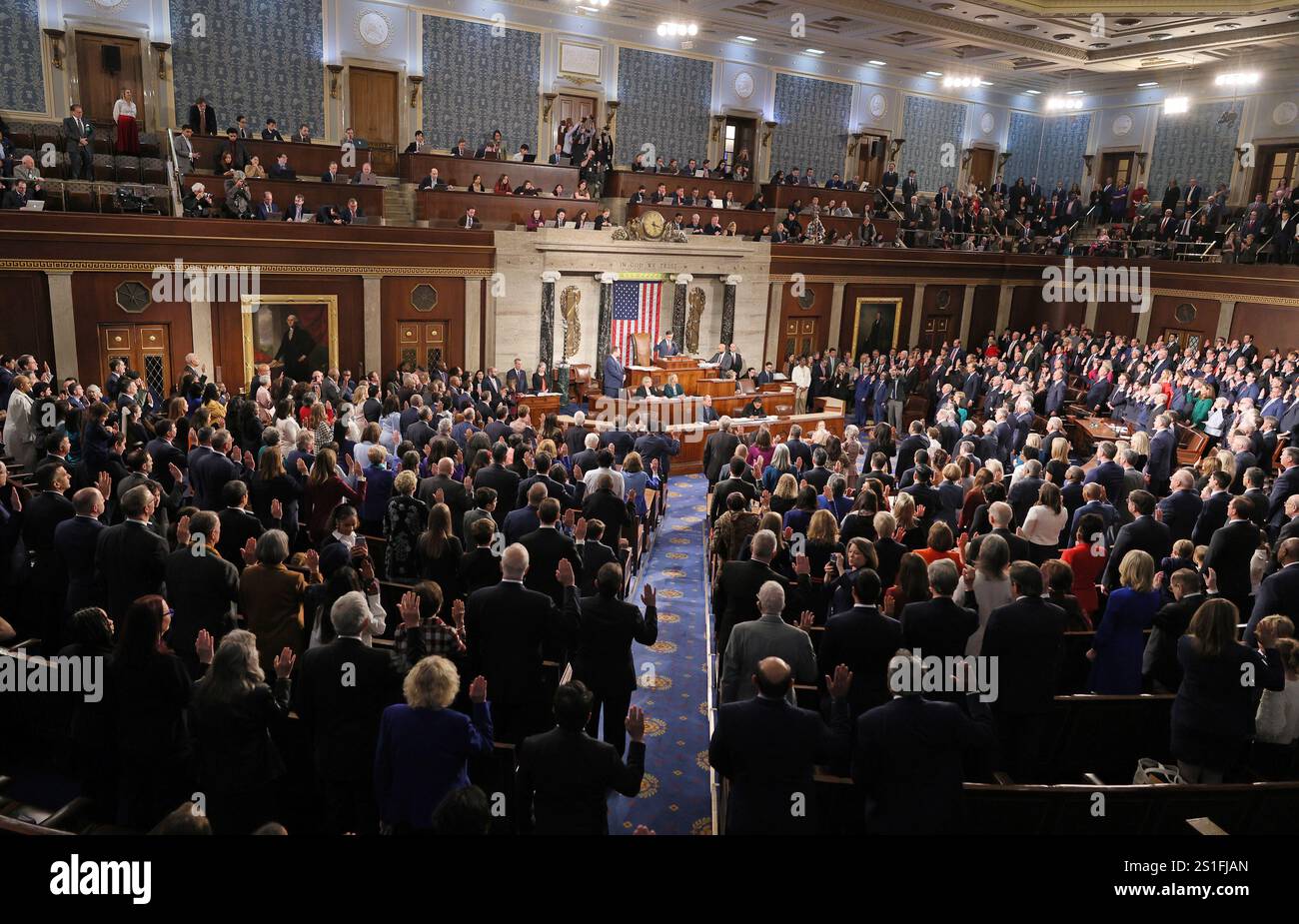 Washington, United States. 03rd Jan, 2025. Newly-elected Speaker of the ...