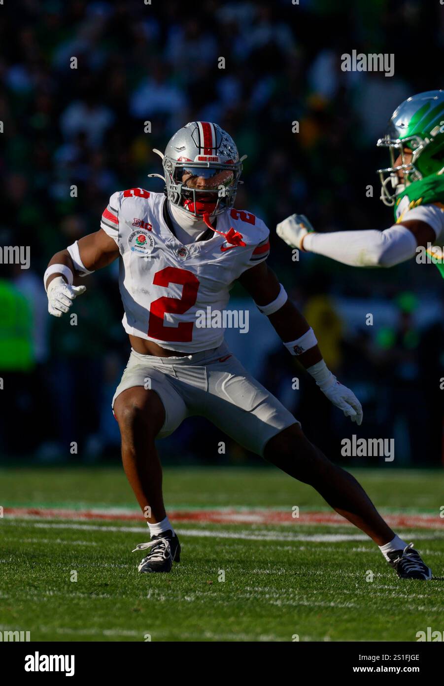 January 01, Ohio State Buckeyes safety Caleb Downs (2) during the CFP ...