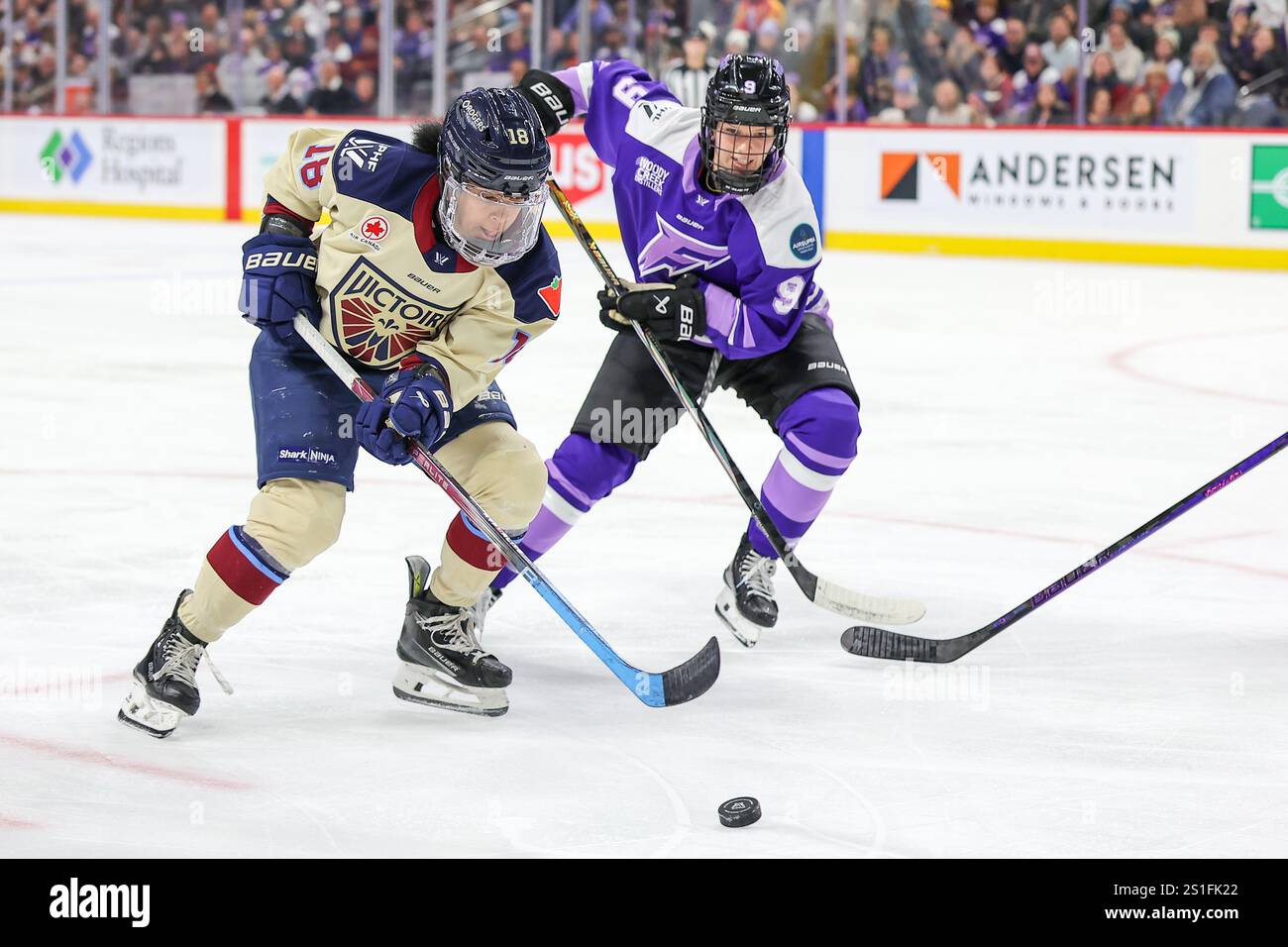 December 28th, 2024: Montreal Victoire forward Mikyla Grant-Mentis (18 ...