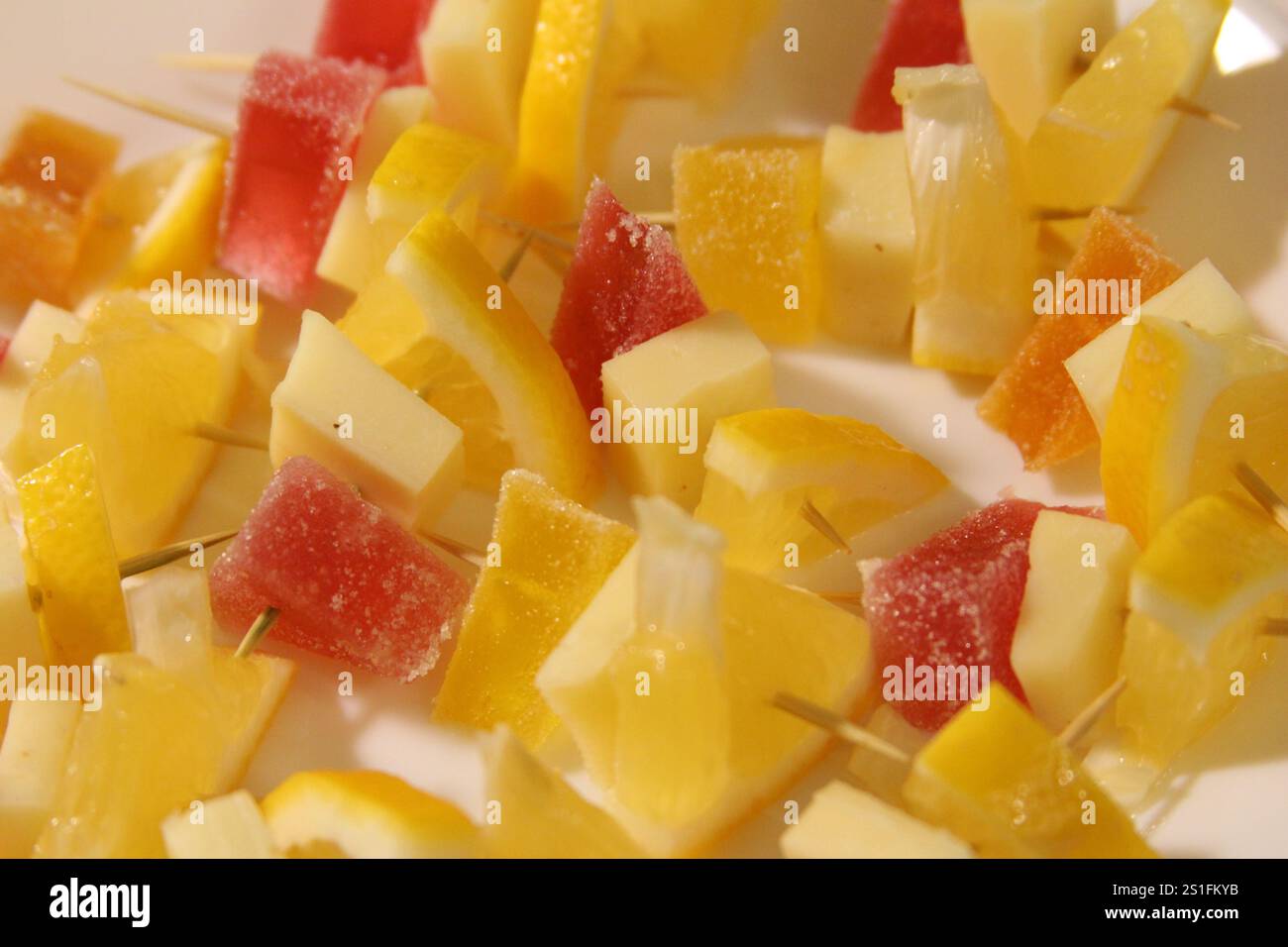 Vibrant fresh fruit kebabs hi-res stock photography and images - Alamy