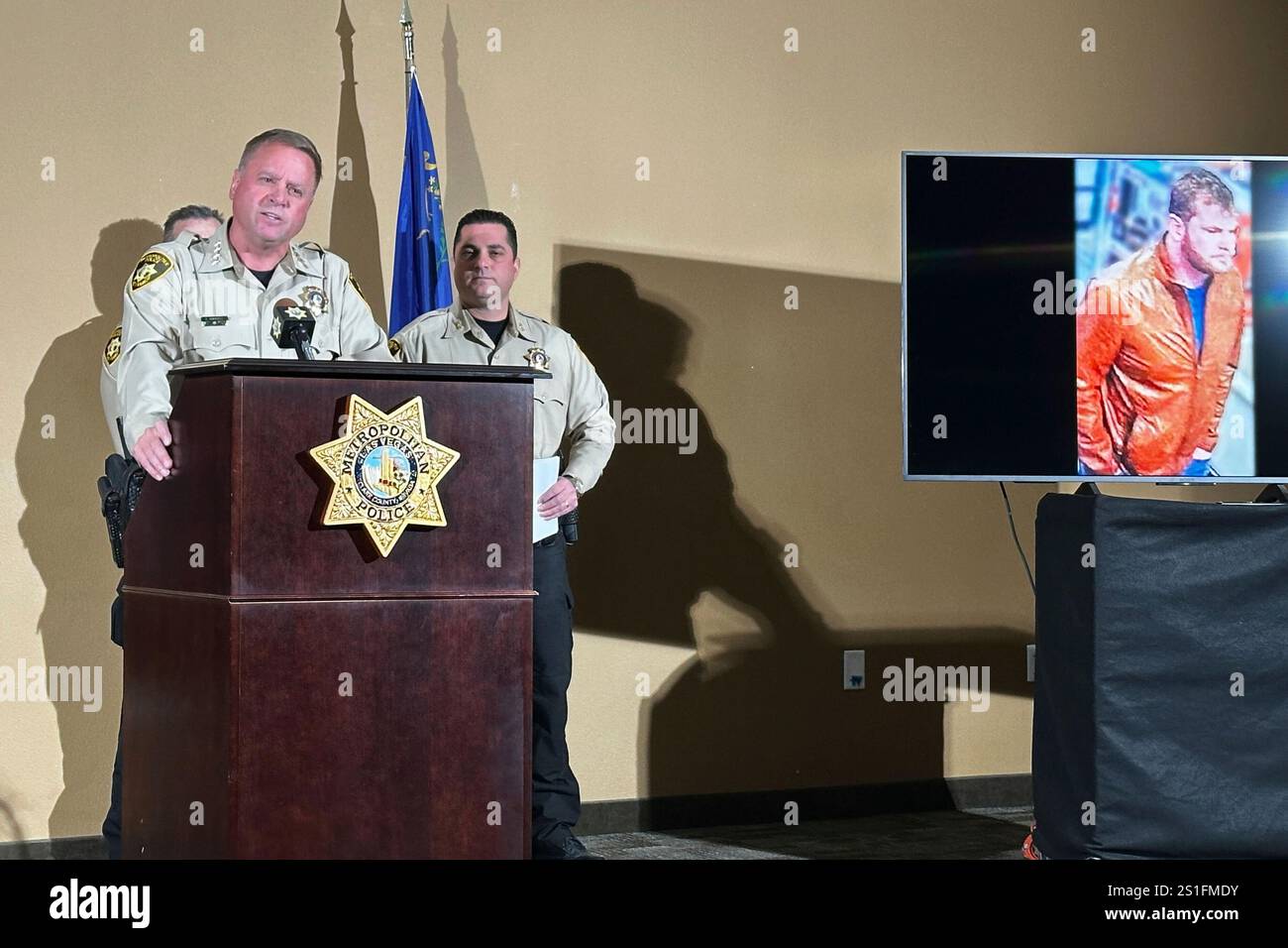 Las Vegas Metropolitan Police Department Sheriff Kevin McMahill speaks ...