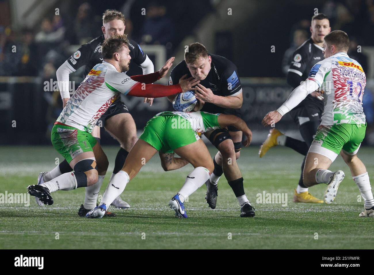Newcastle, Gbr. 21st Dec, 2024. Freddie Lockwood of Newcastle Falcons ...