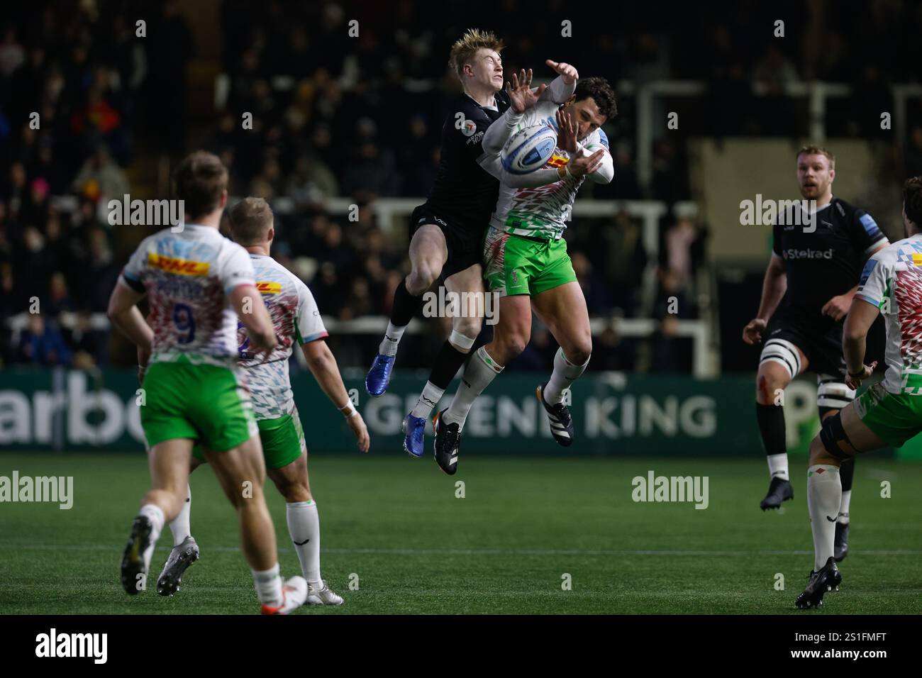 Newcastle, Gbr. 21st Dec, 2024. Ben Redshaw of Newcastle Falcons ...