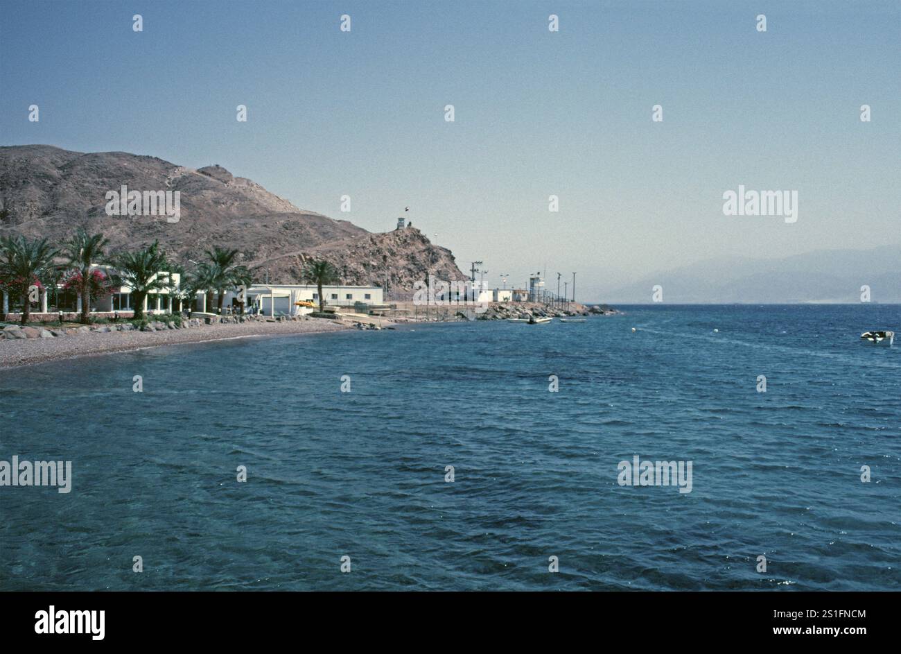 Taba, border to Israel, Sinai Peninsula, Egypt, September 1989, vintage ...