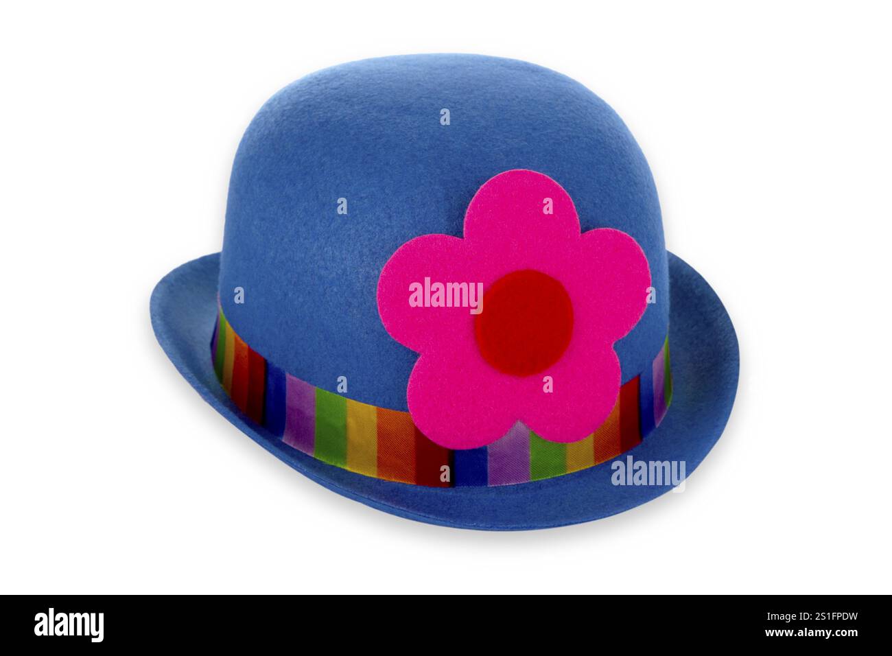 Funny hat cropped on a white background Stock Photo - Alamy