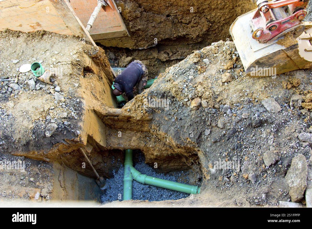 Civil engineering work in detail Stock Photo - Alamy