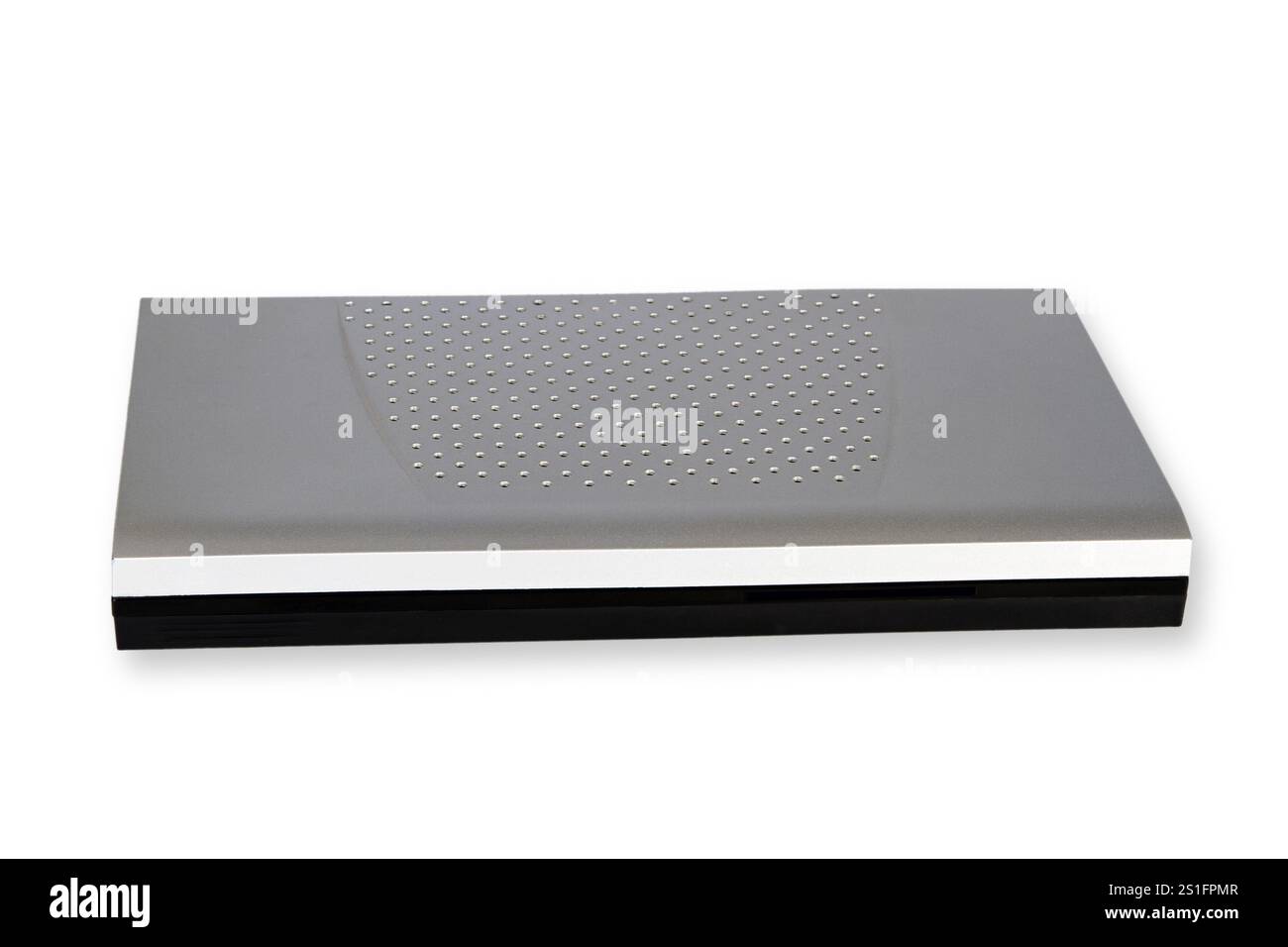 Silver decoder cropped on a white background Stock Photo - Alamy